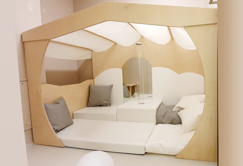 Cabane sensorielle sur mesure pour crèche Inspiration Snoezelen