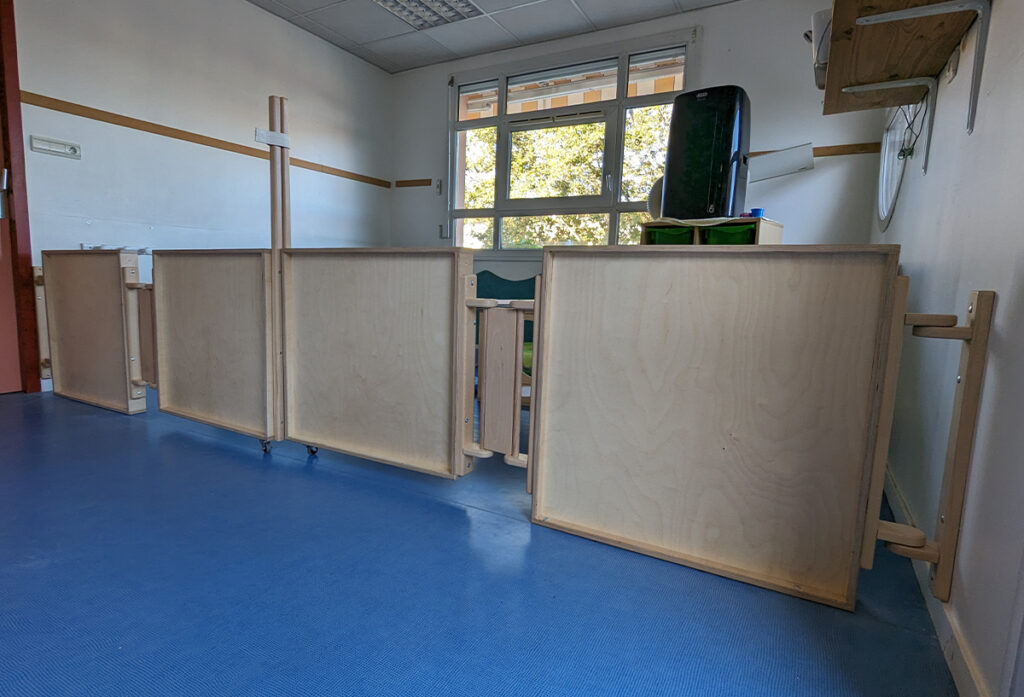 Barrière bois modulable